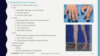 Complex regional pain syndrome | PPTX