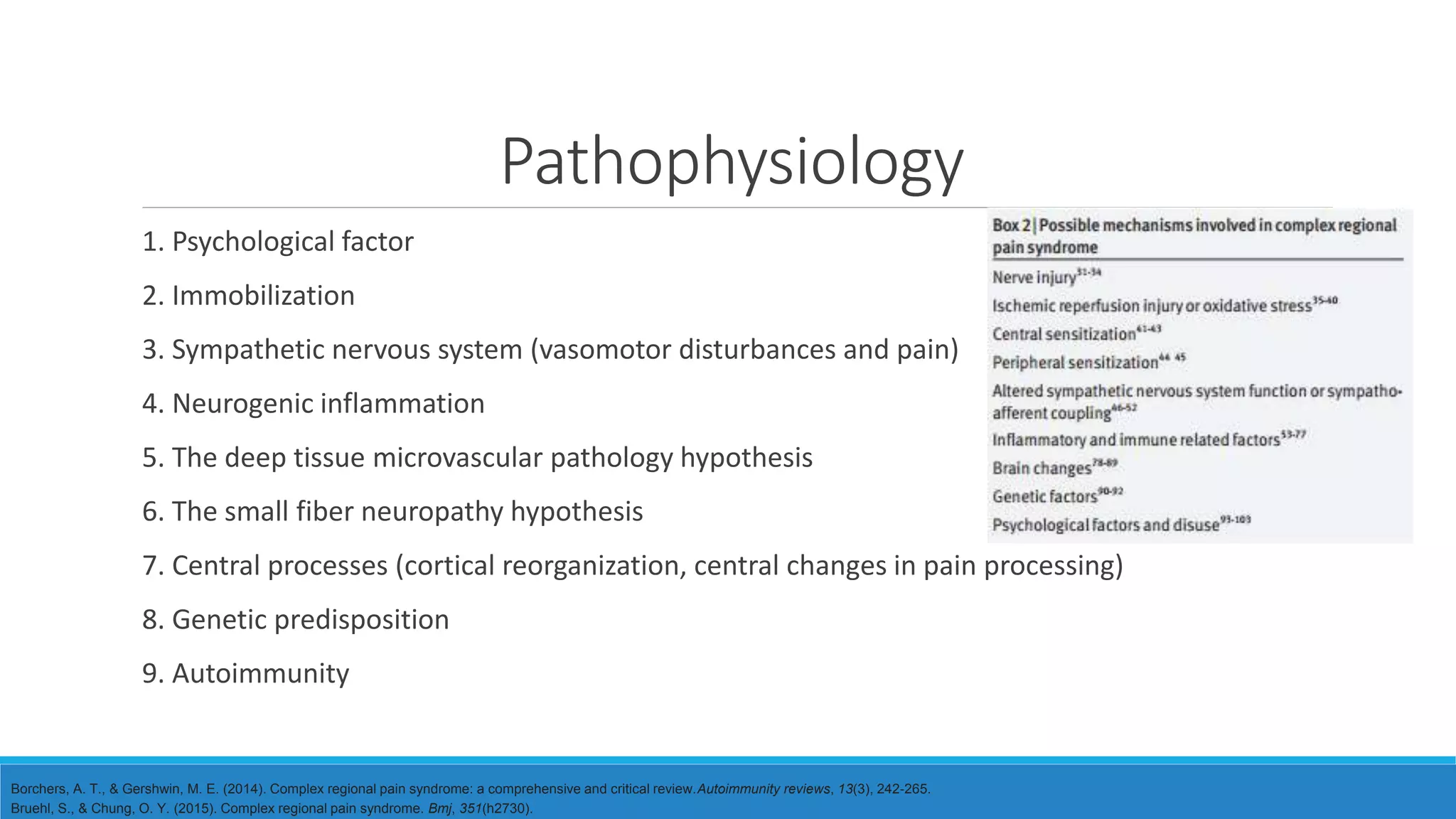 Complex Regional Pain Syndrome | PPTX