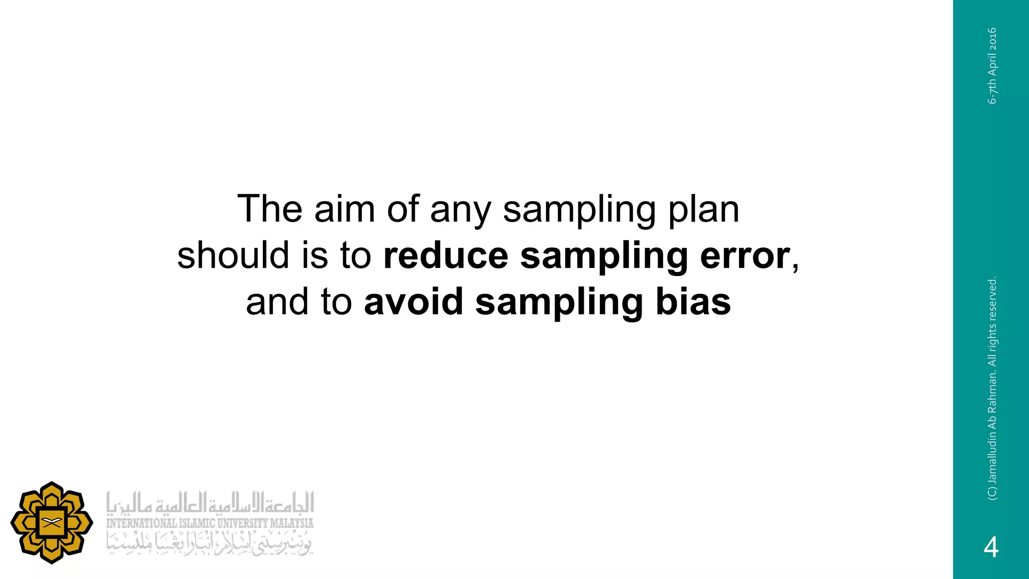 Complex sampling design & analysis | PPT Complex sampling design & analysis | PPT
