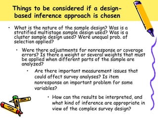 Weightage & Complex Sampling | PPT