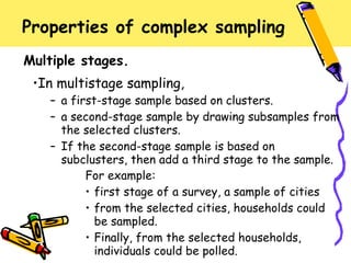Weightage & Complex Sampling | PPT