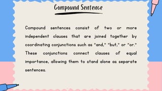 sentence (kind of syntax and morphologi) | PPT
