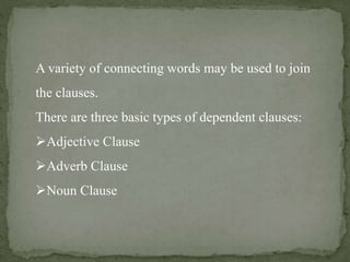 Complex sentences | PPT