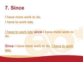 Complex sentences | PPTX