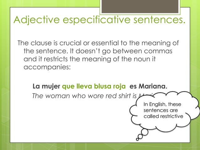 Complex sentences in spanish | PPTX | Science
