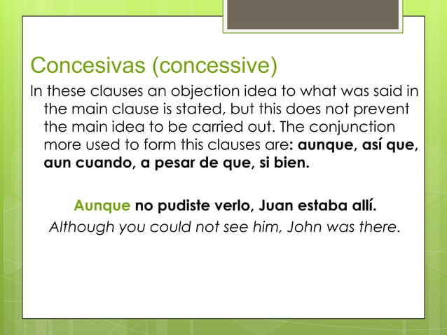 Complex sentences in spanish | PPTX | Science