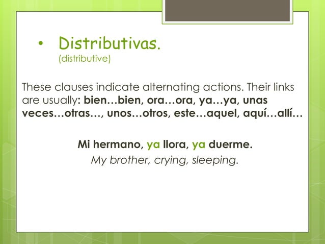 Complex sentences in spanish | PPTX | Science