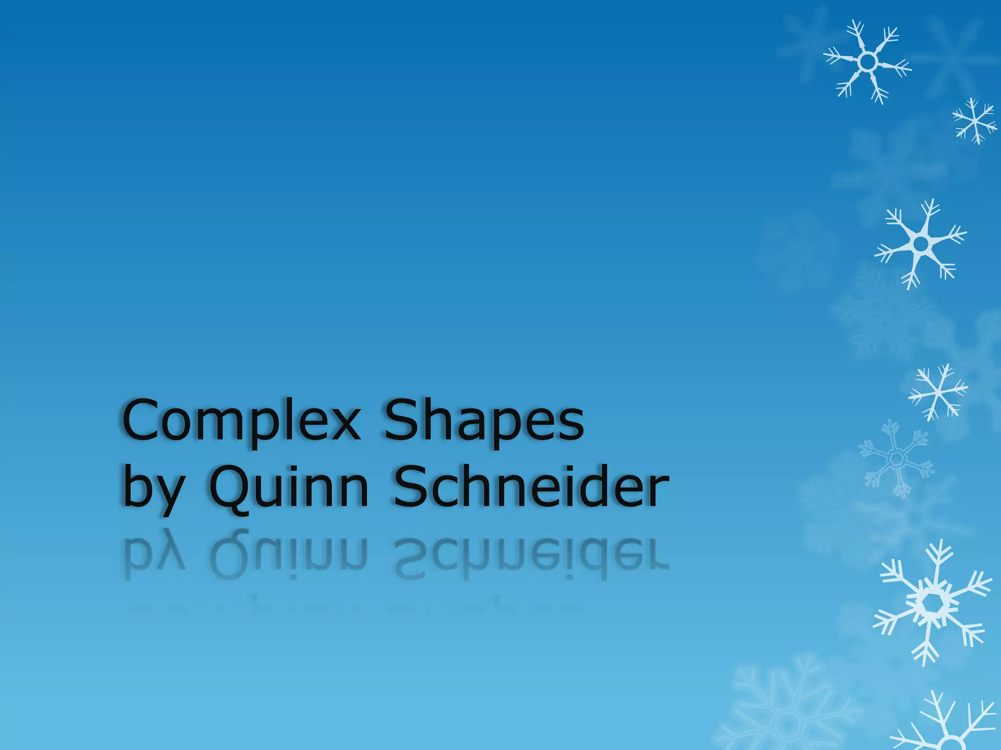 Complex shapes | PPT