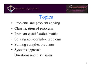 Complex solutions for complex problems | PDF