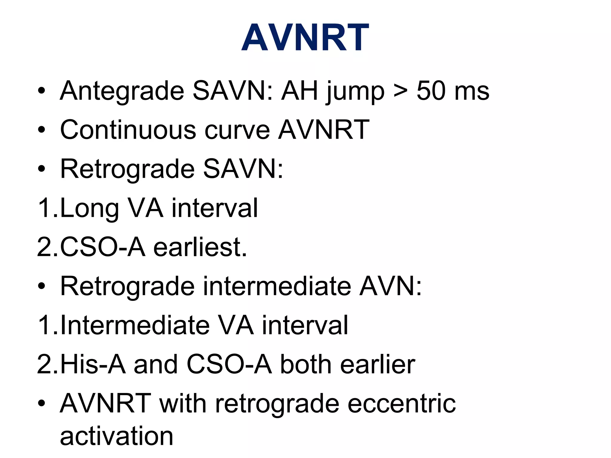 Differentiation between AVNRT and AVRT_advanced lecture | PDF