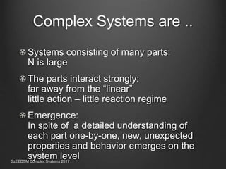 Complex systems 1 | PPTX