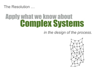 Complex systems thinking applied to a conference | PPT