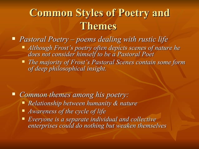 Complex themes & philosophical nature of poetry by | PPT
