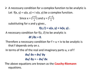 Complex variables | PPTX