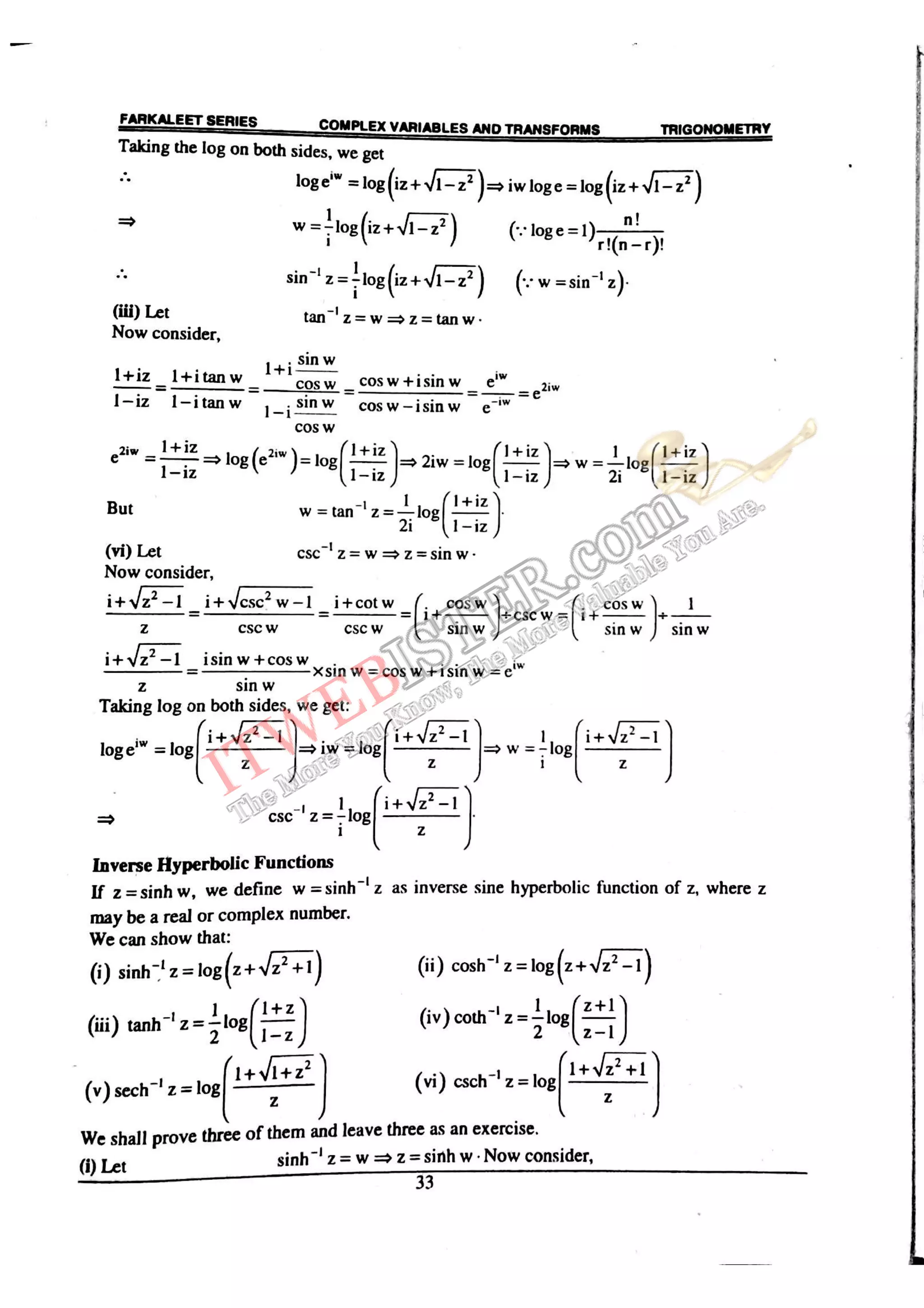 Complex variables &_transforms | PDF