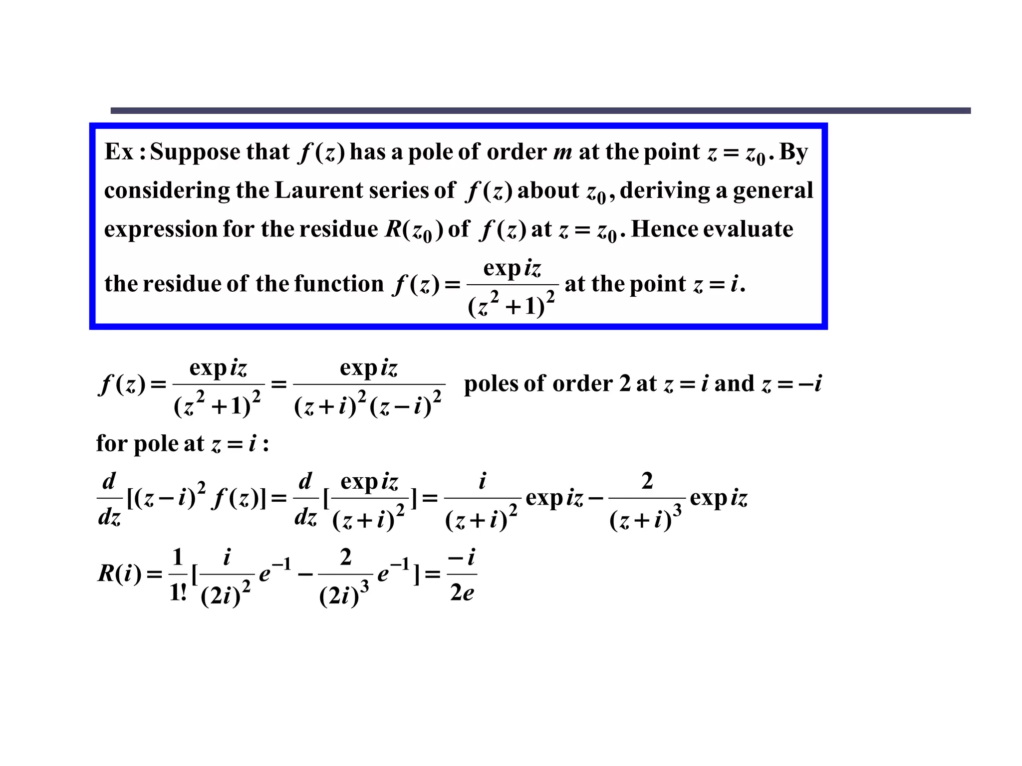 Complex varible | PPT