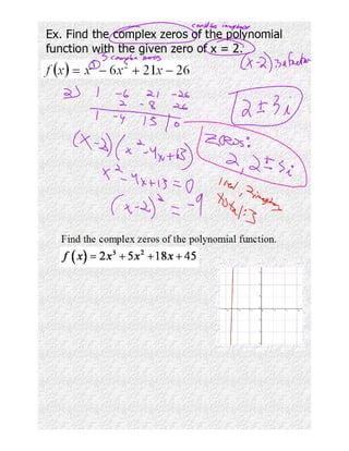Complex zeros day 1 | PDF