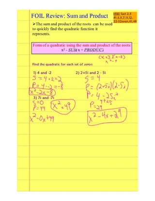 Complex zeros day 2 | PDF