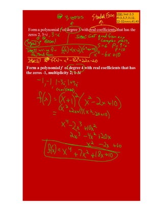 Complex zeros day 2 | PDF