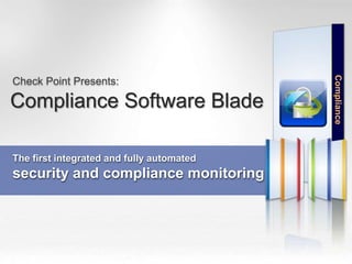 Check Point: Compliance Blade | PPT