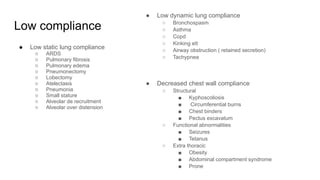 Compliance and lung mechanics in human body | PPTX