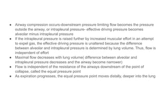 Compliance and lung mechanics in human body | PPTX