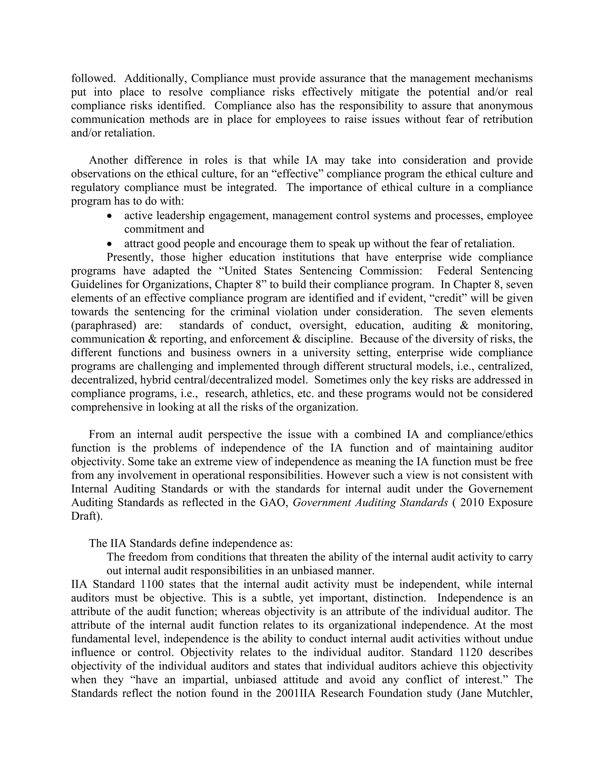 Compliance and-internal-audit-a-dangerous-comb | PDF