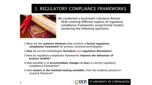 Compliance driven process development with DCR graphs | PPT