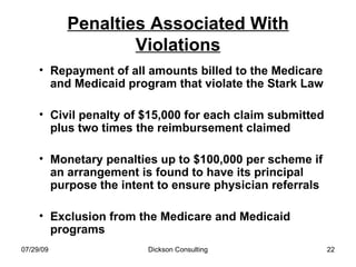 Stark Violations Of Law Examples