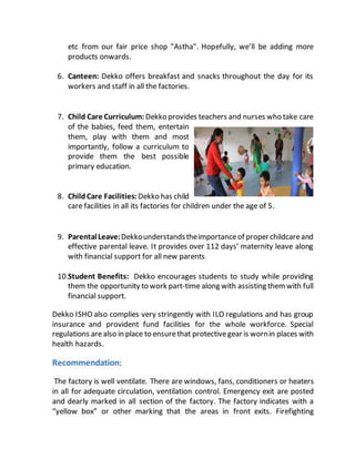 Compliance and regulations garment factory in bangladesh | DOCX