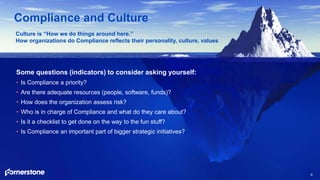 Compliance as Culture Strategy | PPTX