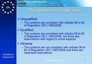 Compliance assessment | PPTX