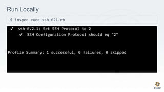 Compliance as Code: Velocity with Security - Fraser Pollock, Chef | PPTX