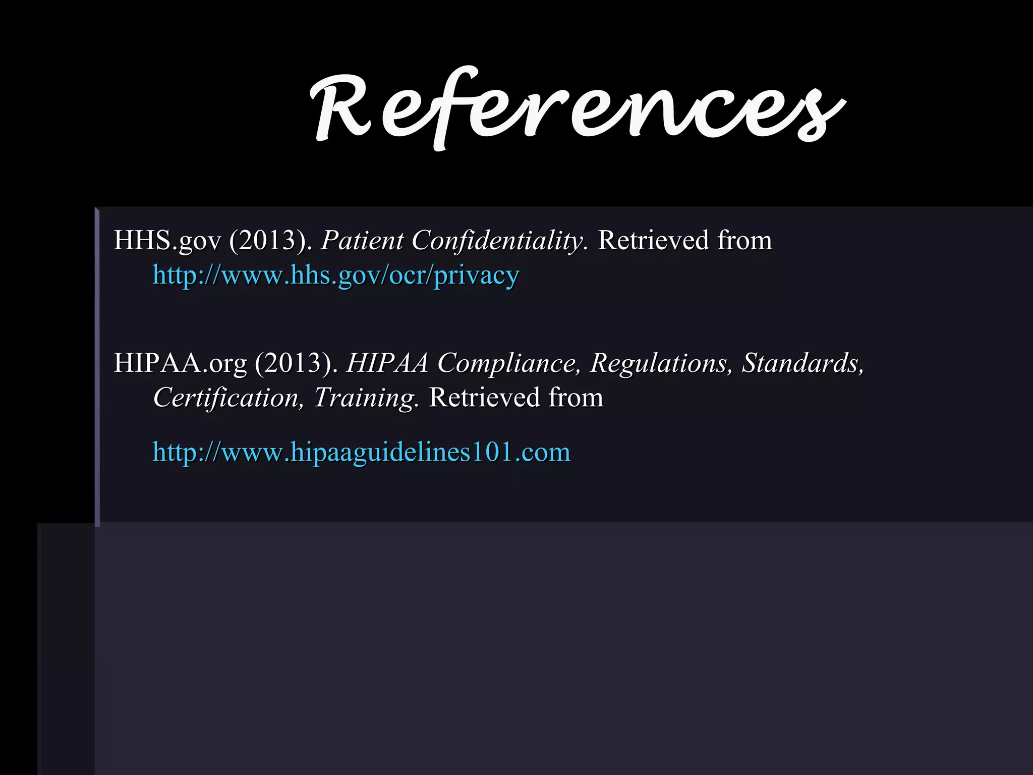 Compliance & hipaa regulations | PPT