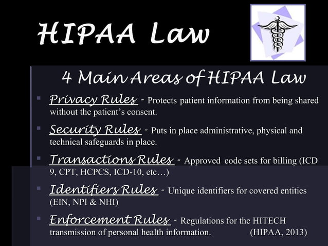 Compliance & hipaa regulations | PPT