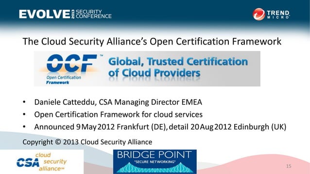 Compliance in Public Cloud & CSA Framework | PPT