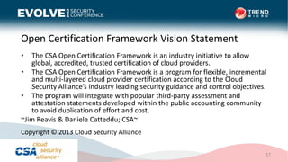 Compliance in Public Cloud & CSA Framework | PPT