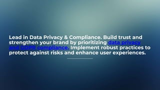 Compliance in the Age of Data Privacy A Guide to GDPR and Consumer Data ...