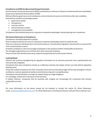Compliance in Vietnam – A Regulatory Perspective From Risk Management ...
