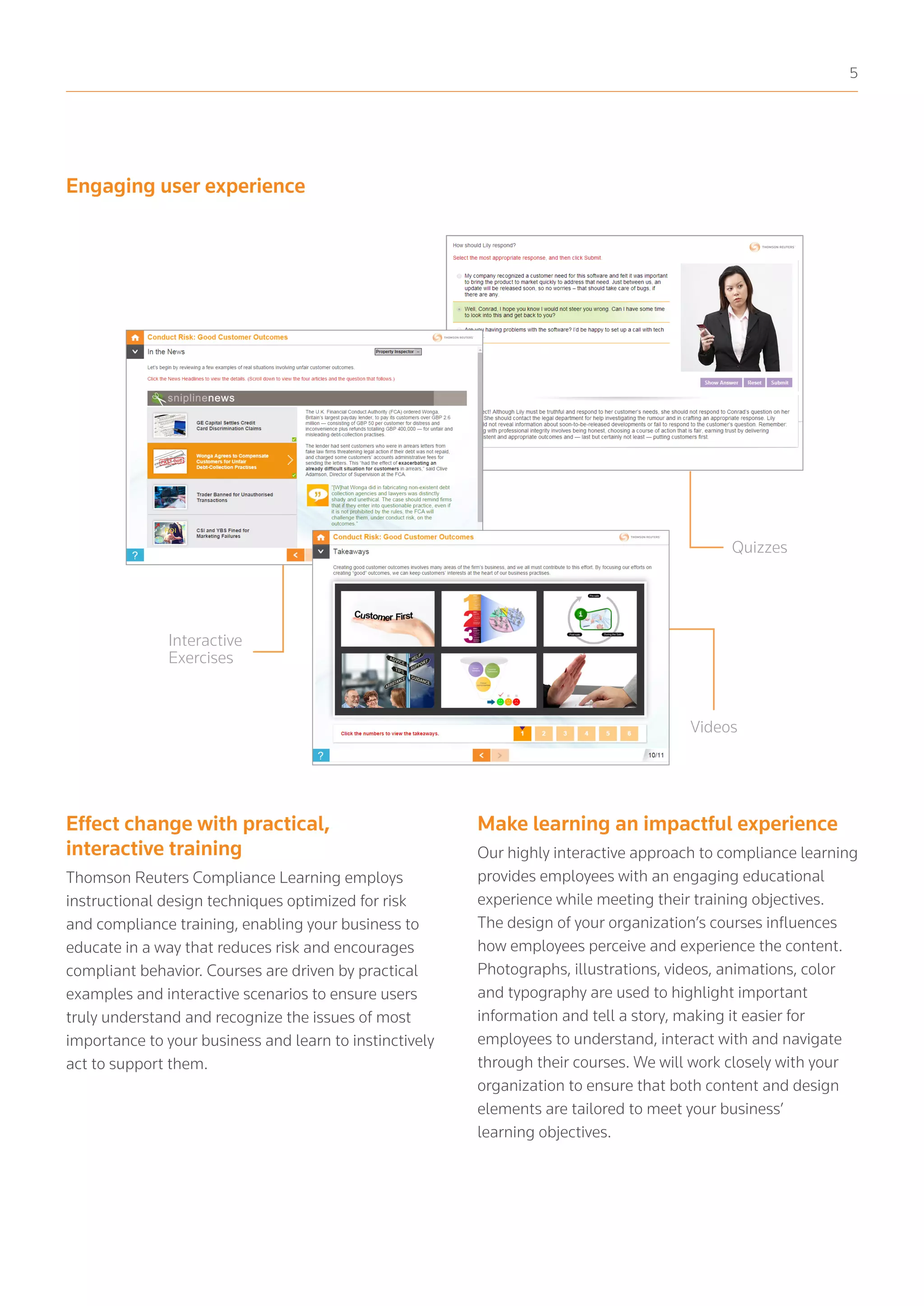 Thomson Reuters Compliance learning brochure | PDF