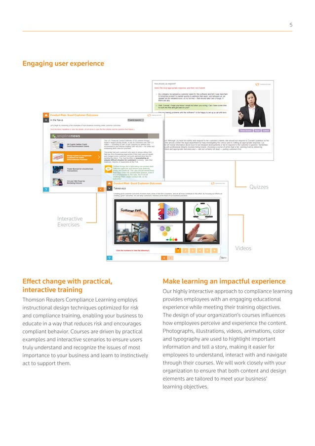 Thomson Reuters Compliance learning brochure | PDF