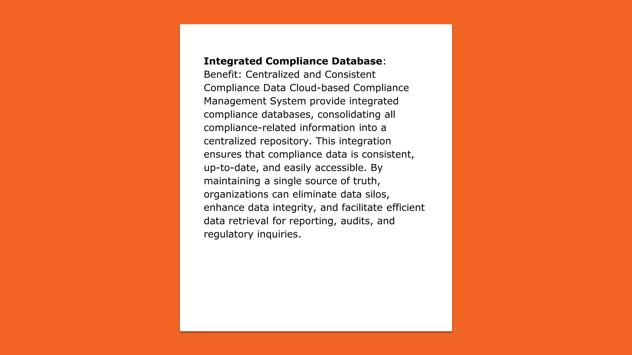Compliance Management System | PPTX