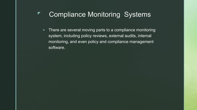 Compliance Monitoring.pptx | Free Download