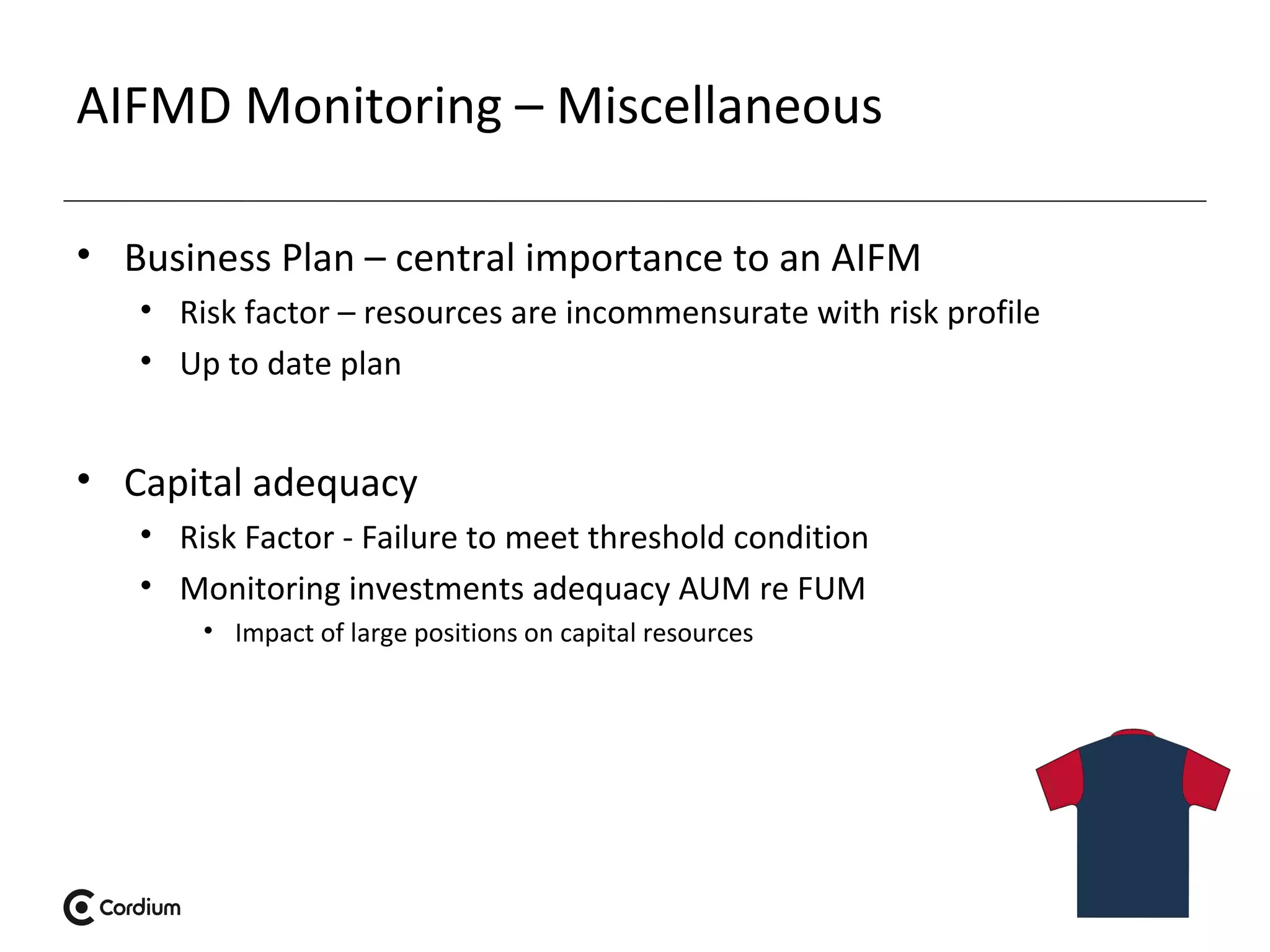 Compliance Monitoring as an AIFM | PPT