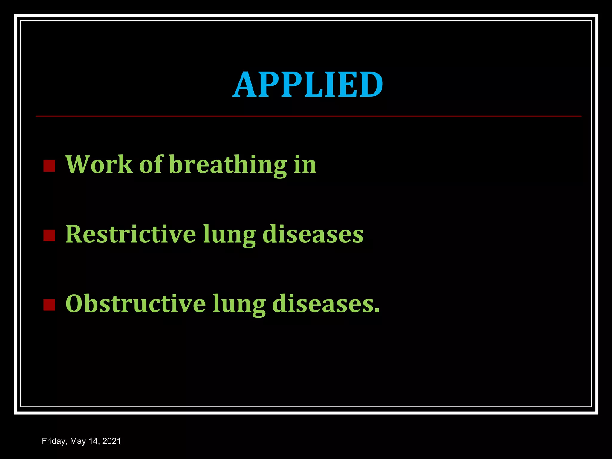 Compliance of lung | PPTX