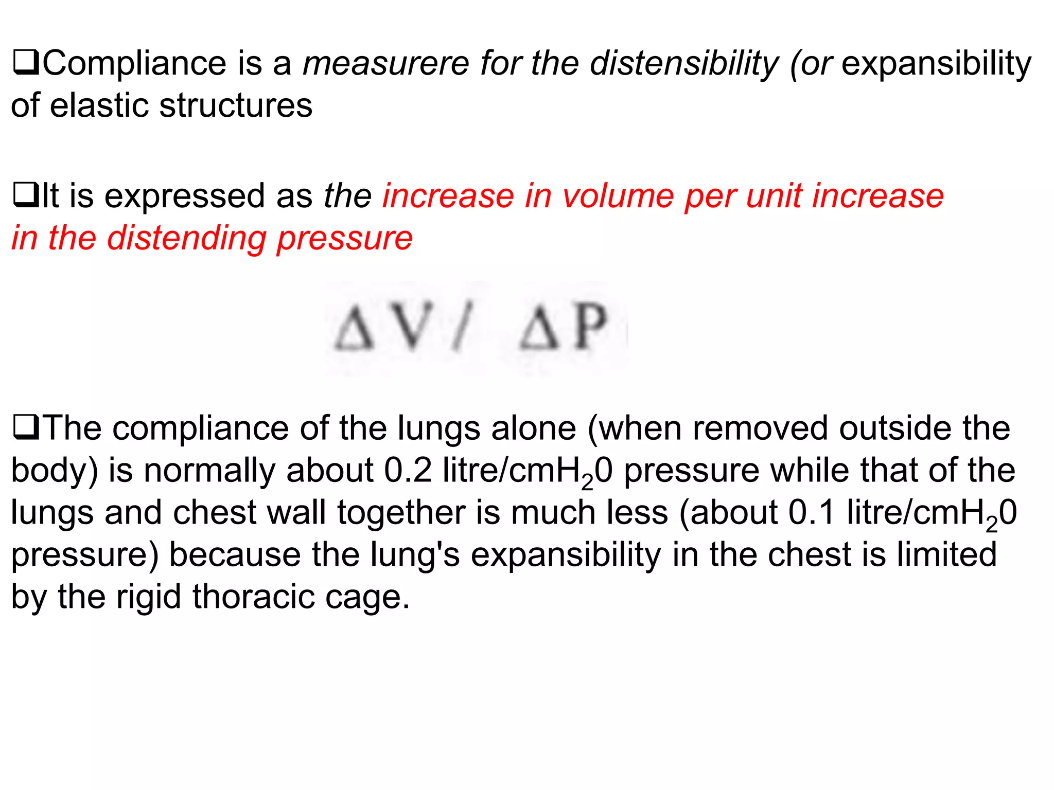 Compliance of the lungs and chest wall | PPT