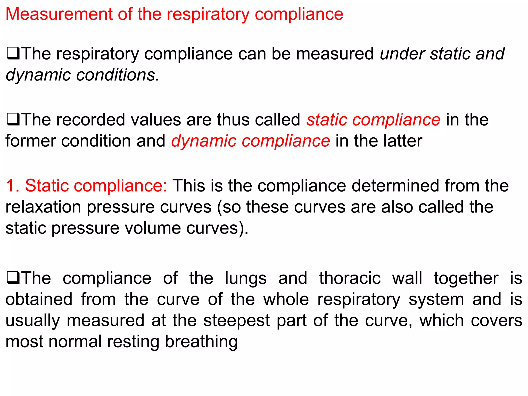 Compliance of the lungs and chest wall | PPT