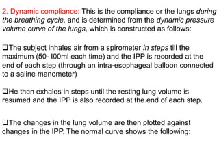 Compliance of the lungs and chest wall | PPT
