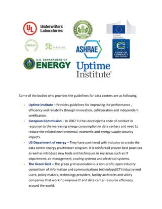 Compliance policies and procedures followed in data centers | PDF