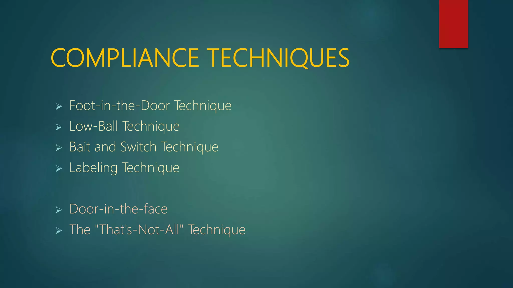 Compliance Psychology | PPTX